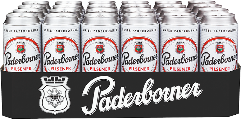 Paderborner Pilsener 4.8% - 24 x 50 cl Dose | Bieronlineshop.ch